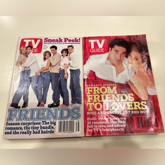 TV Guide | Other | Vtg Vintage Friends Tv Guides 9951996 | Poshmark
